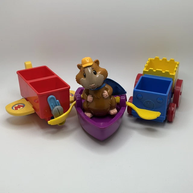 WONDER PETS! Bobble Head Linny Figure & 3 Pull-Back Vehicles 2007 ...