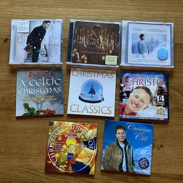 MICHAEL BUBLE ALED Jones Cliff Richard CD Christmas Music Albums Bundle ...