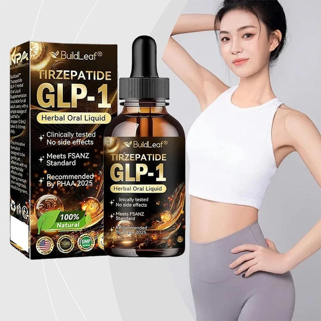 BUILDLEAF TIRZEPATIDE GLP-1 Herbal Oral Liquid Weight Loss Drops 30ML 1-5 PACK £7.19 - PicClick UK