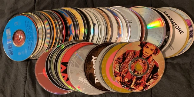 LOT OF 100 Loose Music Cds (Discs Only) Random Assorted CDs-BULK ...