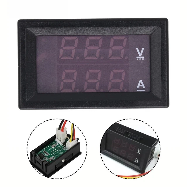 PERFORMANCE STABLE ET fiable voltmètre DC ampères compteur avec écran ...
