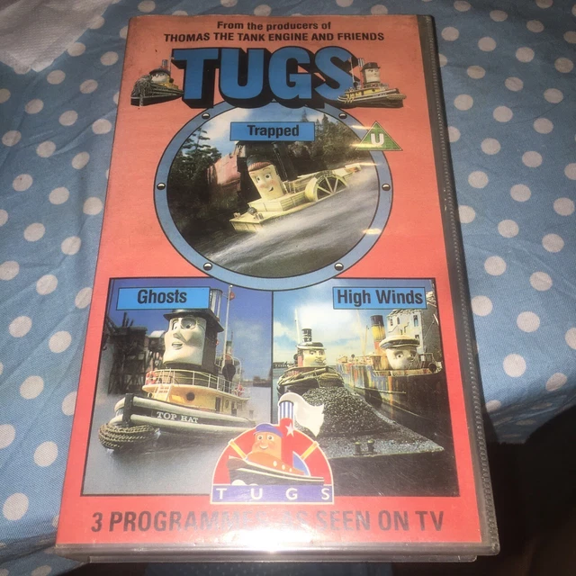 TUGS TRAPPED GHOSTS HIGH WINDS THOMAS THE TANK VHS 100% Tested Works ...