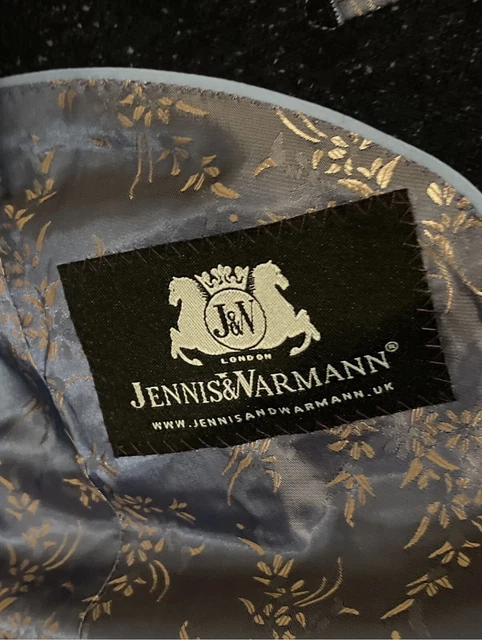 JENNIS & WARMANN 3 piece tweed lined suit trousers waistcoat jacket ...