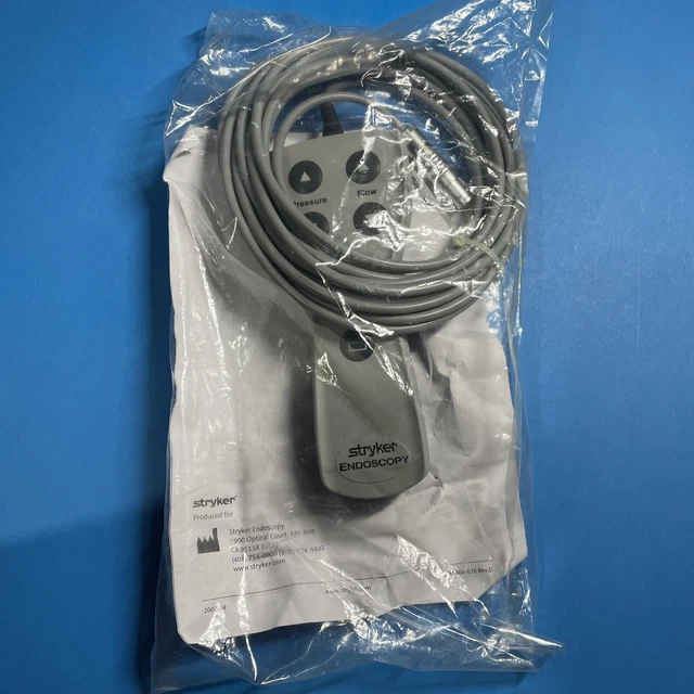 STRYKER ENDOSCOPY IP67 Remote Control For Arthroscopy Pump 350-020-000 ...
