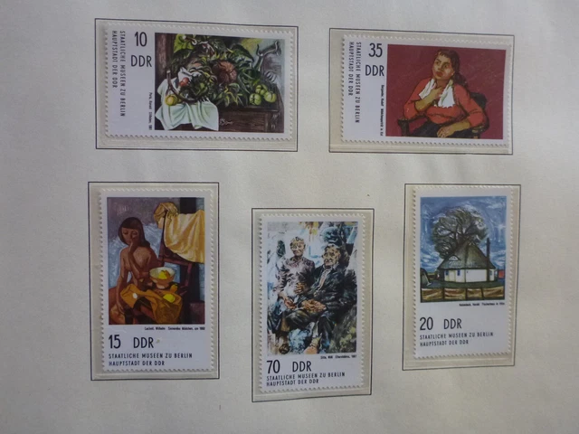 DDR EAST GERMANY 1974 Paintings Set 5 Mint Stamps $5.00 - PicClick AU