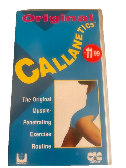 CALLANETICS ORIGINAL VHS Video Exercise Fitness 1986 Callan Pinckney £2 ...