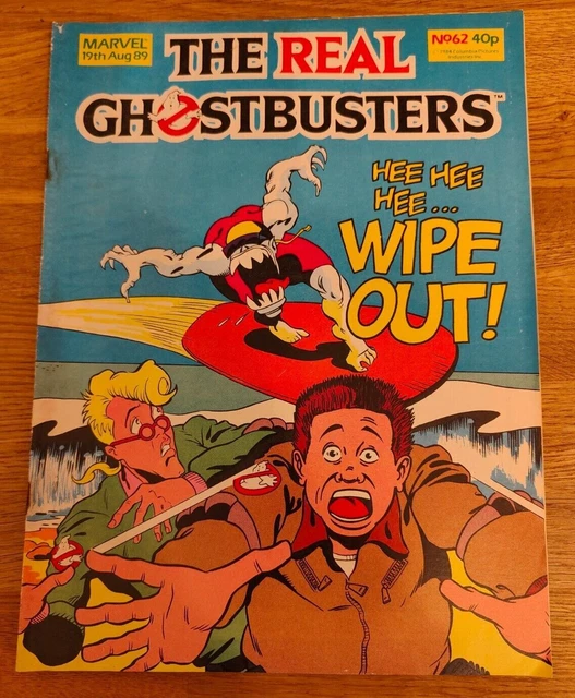 COMIC - CLASSIC Marvel UK The Real Ghostbusters No #62 19th August 1989 ...