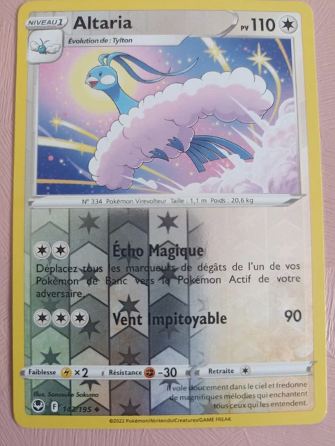 CARTE POKÉMON REVERSE Rare Altaria 143/195 EB12 Tempête Argentée FR NEUF EUR 1,40 - PicClick FR