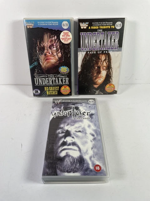 WWF/WWE UNDERTAKER WRESTLING videos Vhs silver vision x3 £20.00 ...