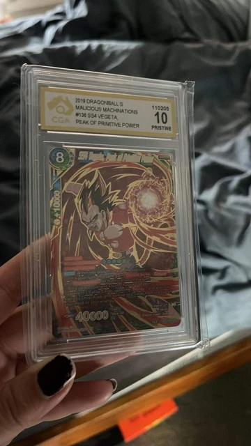 DRAGON BALL SUPER TCG SS4 Vegeta, Peak of Primitive Power BT8-136 CGA ...