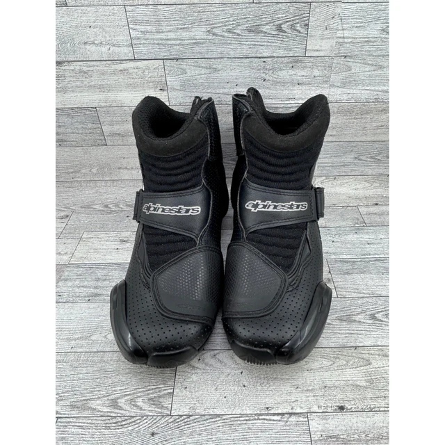 ALPINESTARS SMX-1 R Vented Motorcycle Boots Black Men Size 8 EUR 42 ...