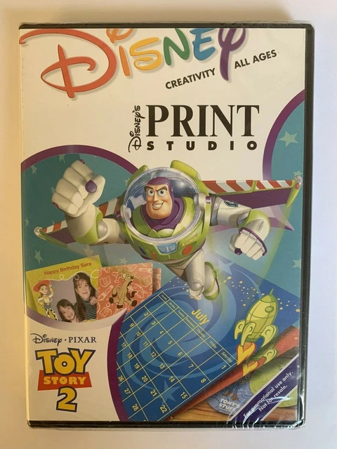 DISNEY PIXAR PRINT Studio Toy Story 2 PC CD ROM Nuovo e Sigillato EUR ...