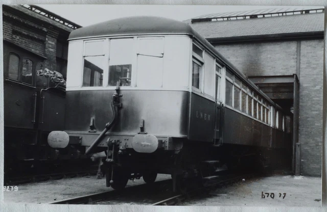 L&NER SENTINEL STEAM Railcar Number 244 “True Briton”, Real Photo £1.30 ...