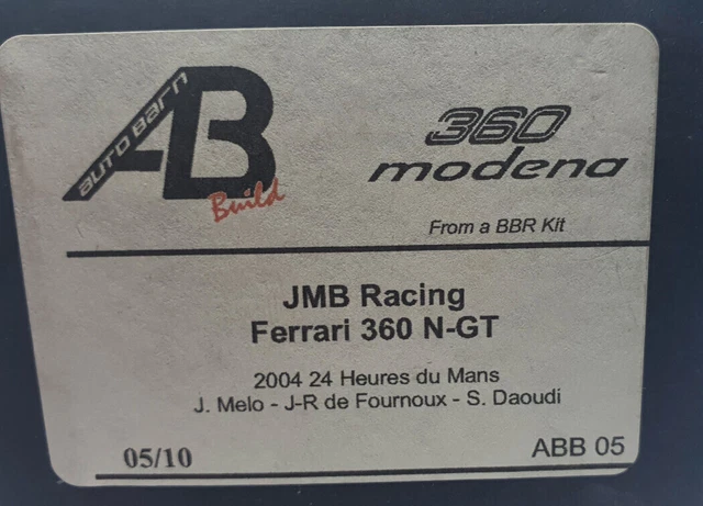 FERRARI 360 MODENA N-GT / 24h Le Mans 2004/ JMB Racing / Auto Barn ...