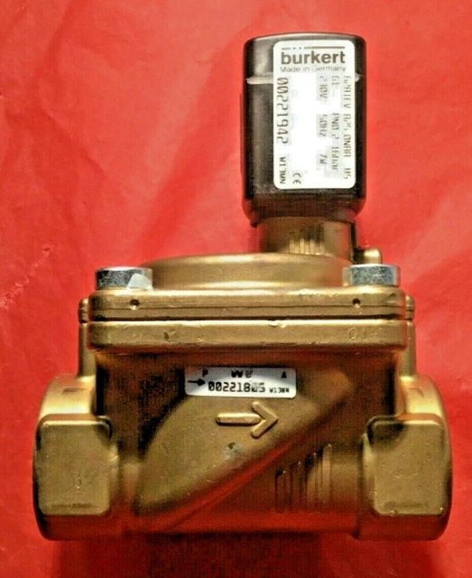 BURKERT 6281EV B25,0NBR Servo-assisted 2/2 Way Diaphragm Valve $200.00 ...