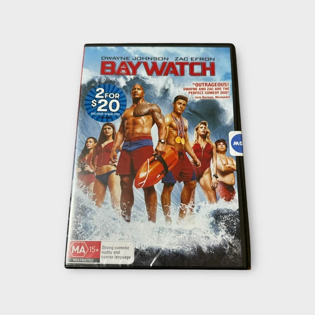 BAYWATCH DWAYNE JOHNSON Zac Efron Region 4 New Sealed Drama Action $11. ...