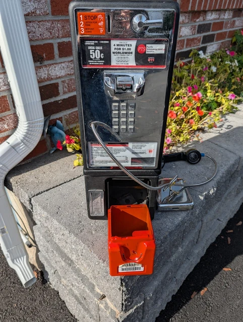 WORKING!! REAL USED 60s 70s 80s 90s 00s Payphone Converted To Regular ...