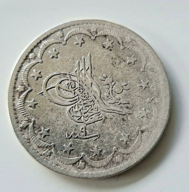 TÜRKEI 20 KURUS Münze Coin Osmanli Parasi 1255/9 Osmanisches Reich ...