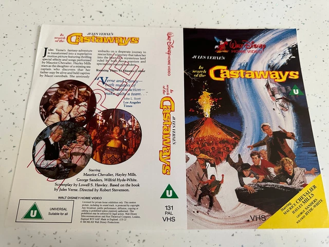 IN SEARCH OF the Castaways- Sample VHS Video Sleeve - UK Disney £5.99 ...