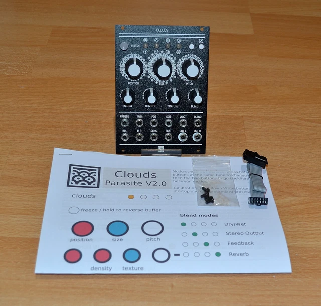 MUTABLE INSTRUMENTS CLOUDS Pro-Built Clone Texture Synthesizer, Eurorack Module £125.00 ...