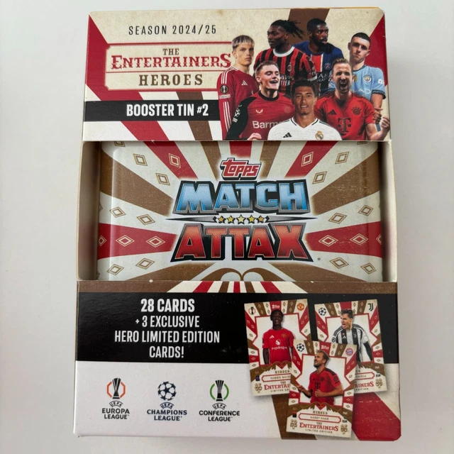 TOPPS MATCH ATTAX 24/25 Champions League 2024/2025 - Booster Tin #2 Heroes EUR 9,99 - PicClick IT