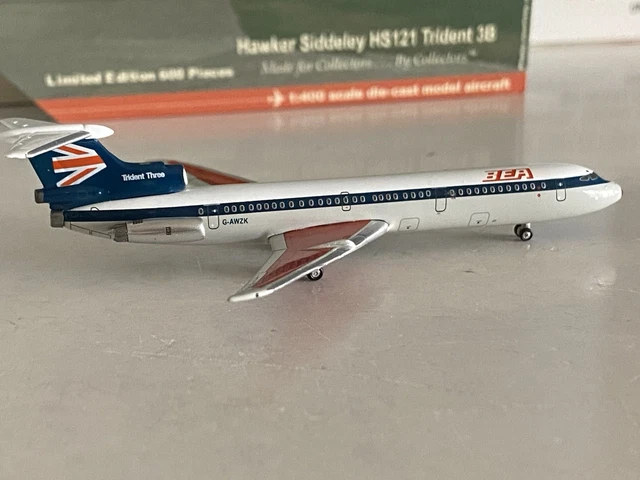 GEMINI JETS BEA Hawker Siddeley Trident 1:400 G-AWZK Trident ...