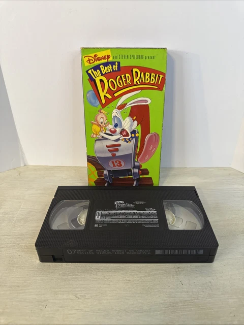 THE BEST OF Roger Rabbit VHS Video Tape 1996 Vintage Disney Roger ...