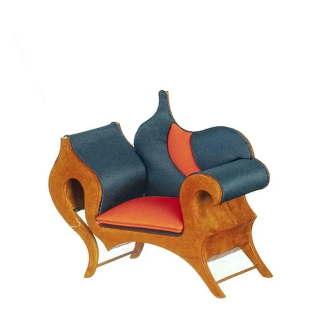 MAISON DE POUPÉES Show Timber Fauteuil JBM Miniature Noyer Meuble de Salon EUR 144,78 - PicClick FR