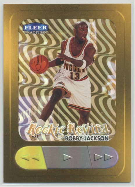 PÉPITES BOBBY JACKSON 1998-99 Fleer Tradition recrue Rewind #5RR Denver ...