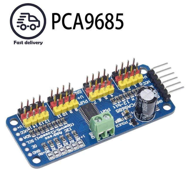 Pca9685 16 Channel 12 Bit Pwm Servo Motor Driver FOR SALE! - PicClick