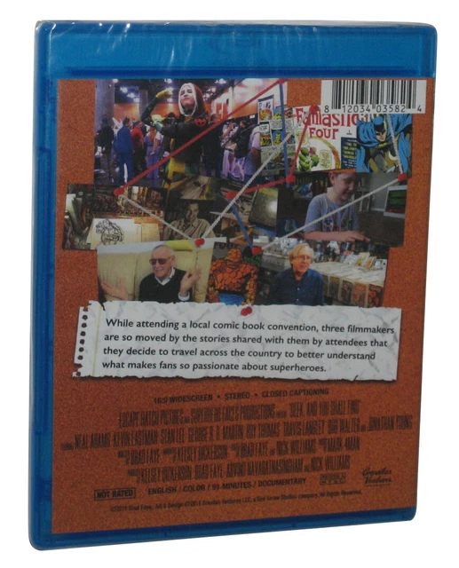 GEEK AND YOU Shall Find Blu-Ray DVD - (Neal Adams / Cary Adkinson) $15. ...