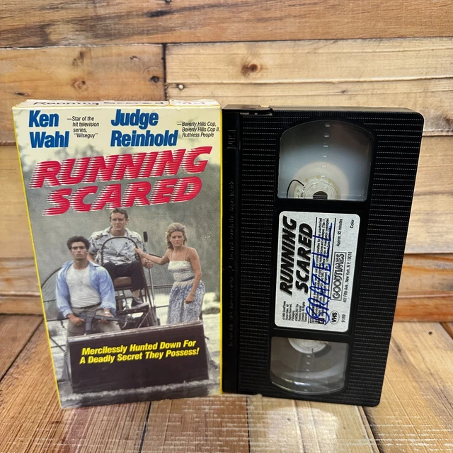 RUNNING SCARED VHS Used Ken Wahl Judge Reinhold Thriller Embassy Home ...