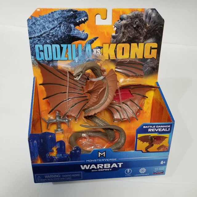 MONSTERVERSE GODZILLA VS Kong Warbat with Ospray 6” Playmates In Hand ...