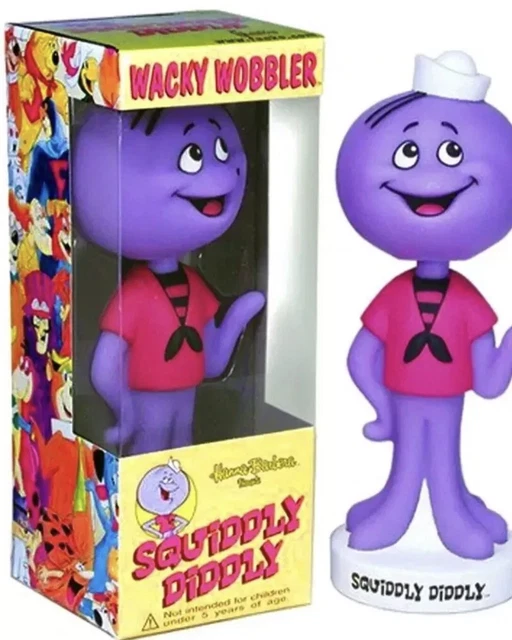 FUNKO WACKY WOBBLER Hanna Barbera Squiddly Diddly Bobblehead - In Box £ ...
