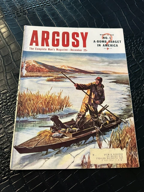 DECEMBER 1953 ARGOSY mens adventure magazine NICE £13.50 - PicClick UK