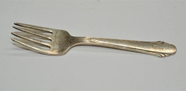 VTG GORHAM DE Bonne Qualité Pat.1930 Chasse Club Bébé Kid ’S Fourche 10 ...