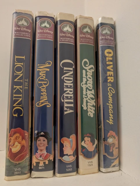 DISNEY 5 VHS Tapes lot $15.00 - PicClick CA