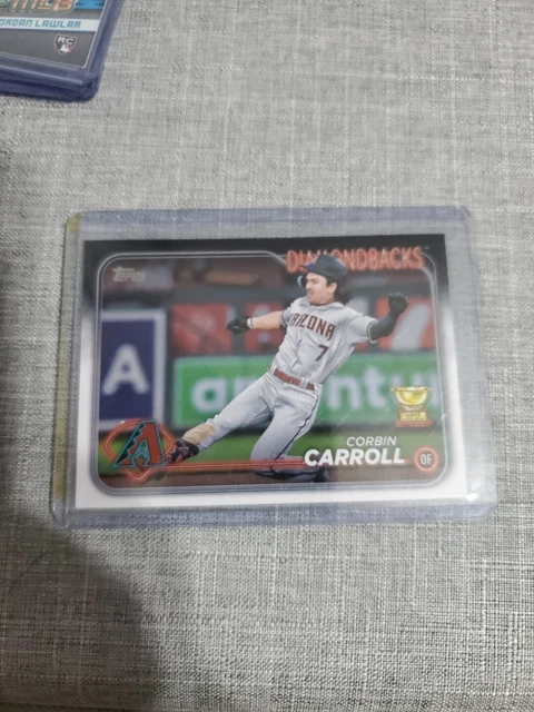 CARTE DE BASEBALL 2024 Topps 156 Corbin Carroll Arizona Diamondbacks EUR 0,93 - PicClick FR