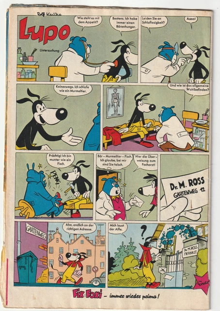 FIX & Foxi #481, Pabel 1965 | COMIC | KLASSIKER | ROLF KAUKA | LUPO ...