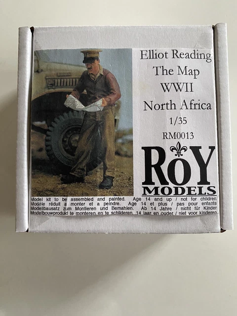 ROY MODELS 1/35 British Officer North Africa WWII Resin Figure $9.99 ...