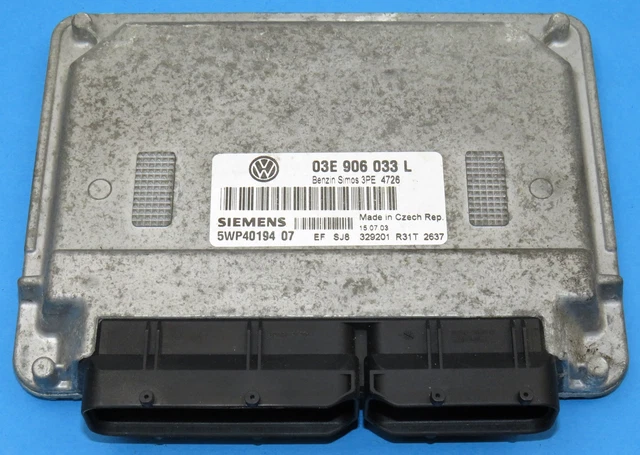 VW POLO 1.2 12V Engine Control Unit ECU 03E906033L £8.99 - PicClick UK