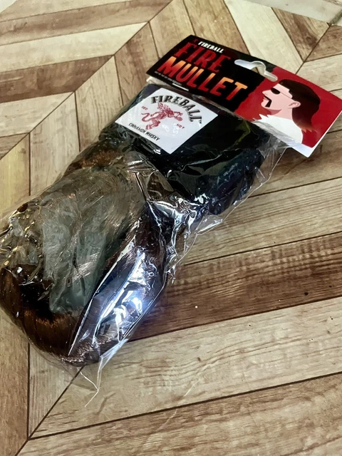 RARE🔥FIREBALL🔥MULLET WIG🔥RARE COLLECTORS ITEM🔥 $5.00 - PicClick AU