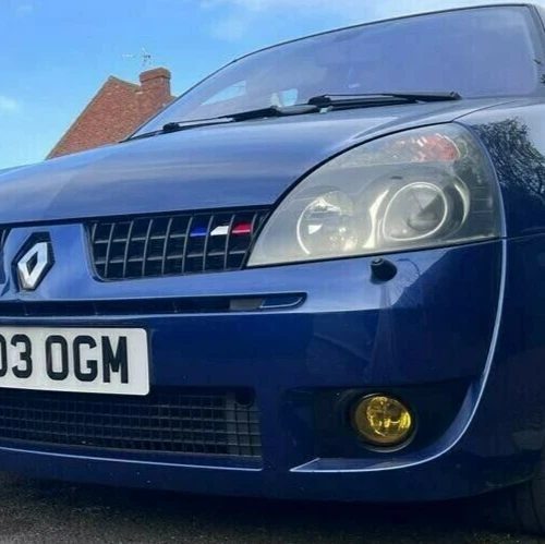 FRENCH FLAG R/W/B Grille Vinyl Stickers For Renaultsport Renault Clio ...