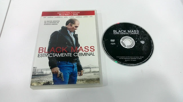 BLACK MASS STRICTLY Criminal DVD Johnny Depp Joel Edgerton Dakota ...