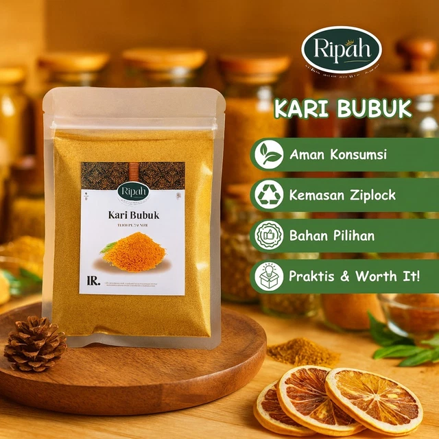 CURRY POWDER 25G ziplock spice blend organic aroma ritual cooking ...