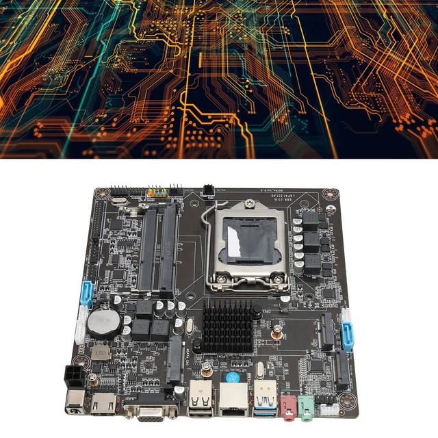 H81 MINI ITX Motherboard Lga 1150 Slot Dual Channel Ddr3 Support For Core AM £49.69 - PicClick UK