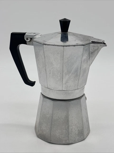VINTAGE ITALIAN STOVETOP Coffee/Expresso Maker Alpu Andorra Express Pot ...