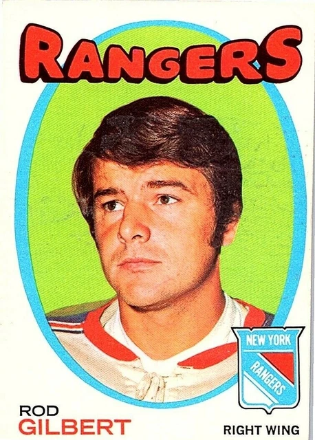 VINTAGE HOCKEY CARDS Opc 1971 Rod Gilbert New York Rangers No150 $4.00 ...