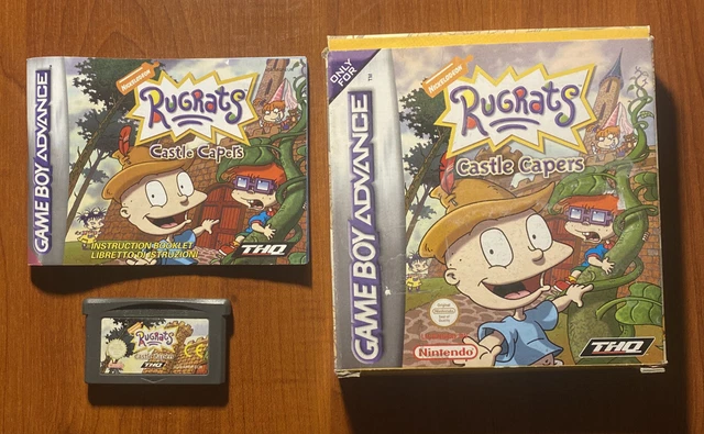 NICKELODEON RUGRATS CASTLE Capers Nintendo GameBoy Advance Complete ...