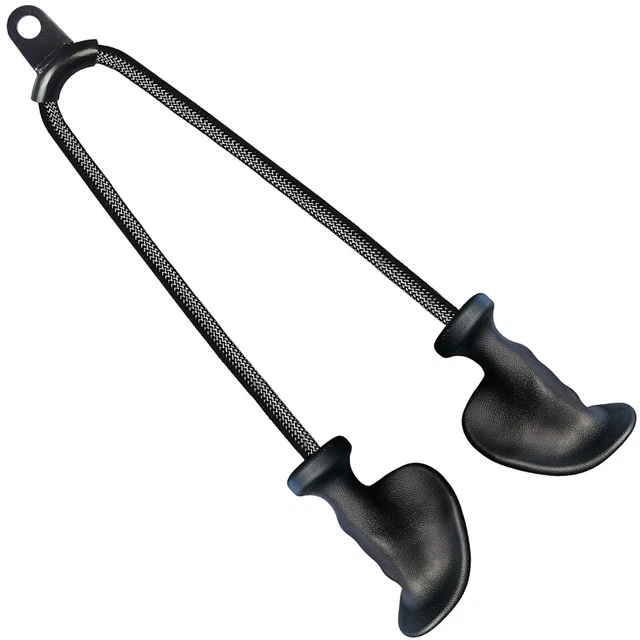 ERGONOMIC TRICEP ROPE Lat Pull Down Attachment Upgraded Long Triceps ...